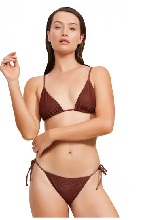 LUMA GOTTEX Triangle Bikini Top - Bronze