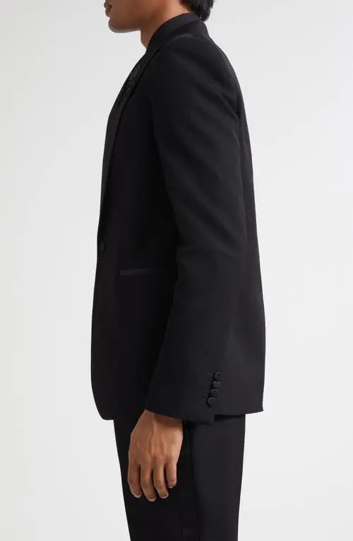Alexander McQueen Sailor Tattoo Rose Wool Dinner Jacket