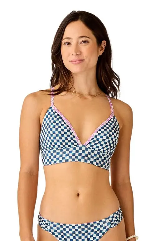 Carve Designs Stevie Reversible Top - Surfside/fleur