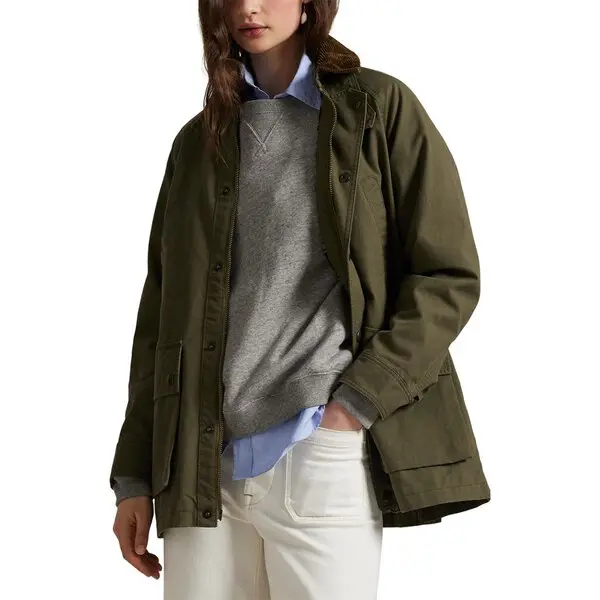 Polo Ralph Lauren Relaxed Cotton Twill Utility Jacket