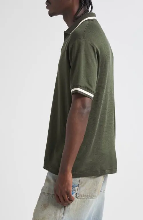 GOLDEN GOOSE Journey Fluid Jersey Polo - Grape Leaf