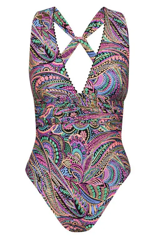 SUNSHINE 79 Disco Plunge One-piece Swimsuit