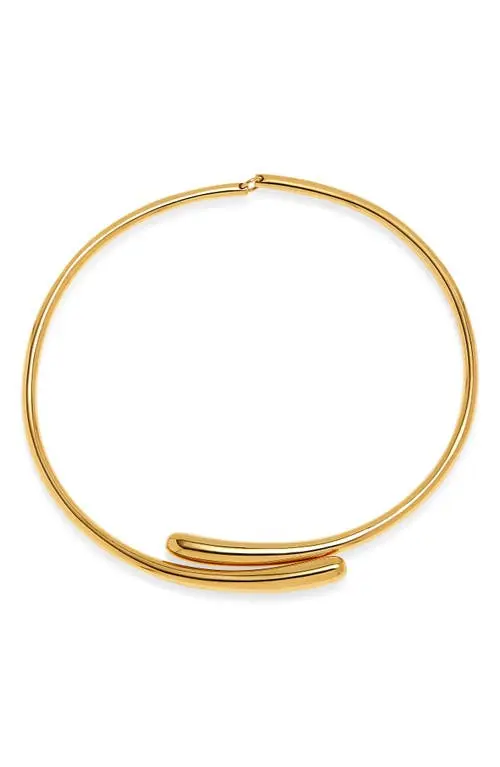 SOKO Dash Hinge Wrap Choker - Gold