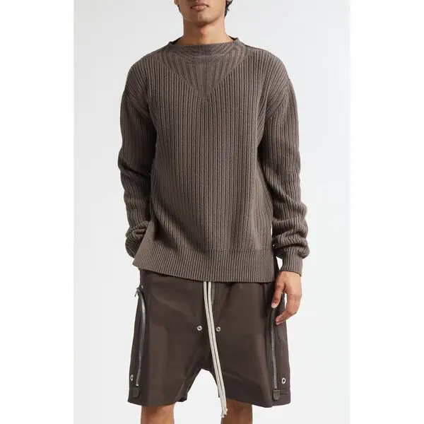 Rick Owens Fisherman Wool Sweater