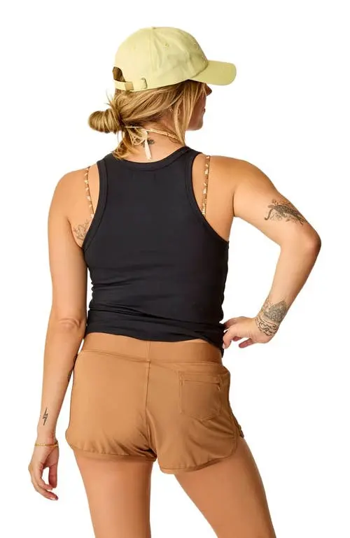 Carve Designs Lyra Rib Tank - Black