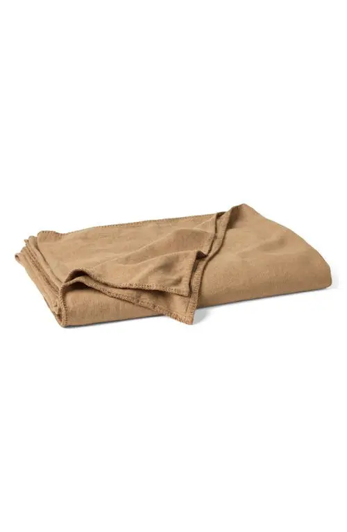 COYUCHI Helena Organic Linen Blanket - Doe