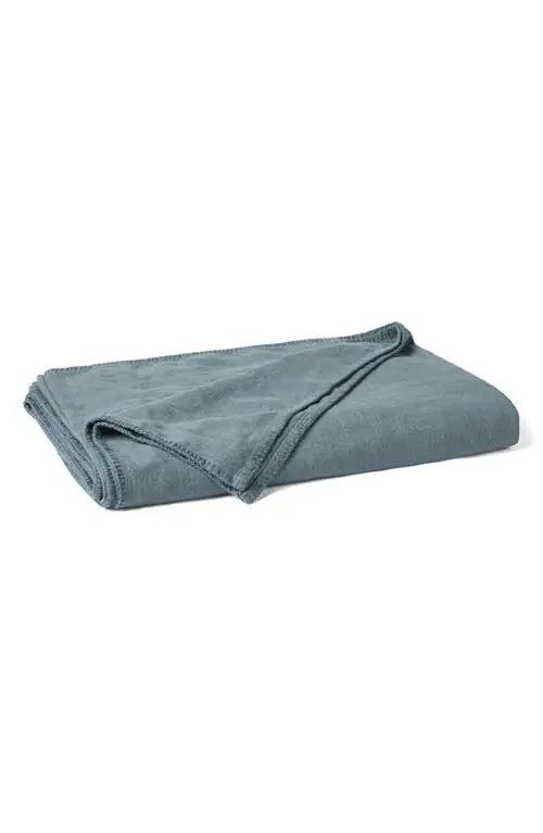 COYUCHI Helena Organic Linen Blanket - River