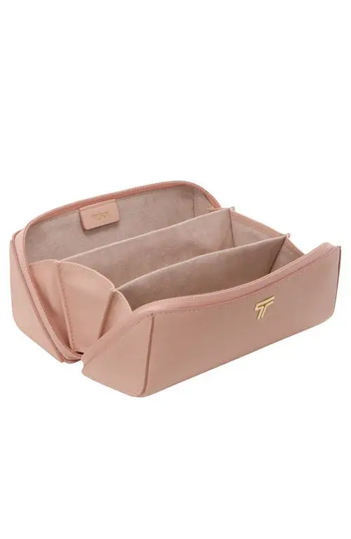 Tumi Belden Leather Sunglasses Case - Blush