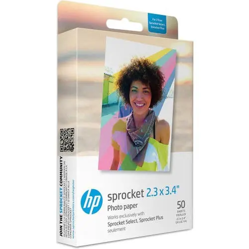 HP Sprocket Zink Photo Paper 2.3x3.4 - White