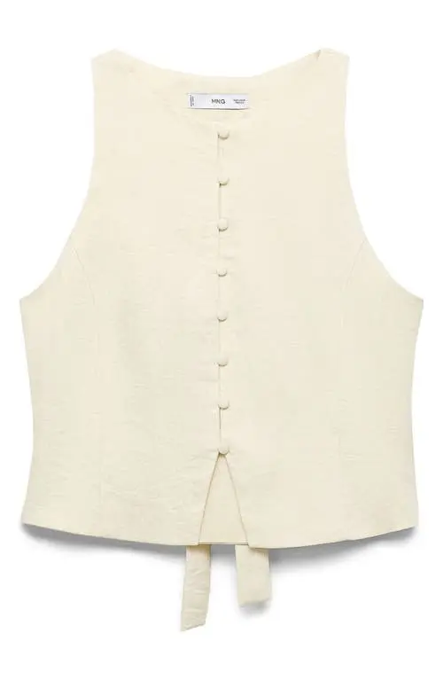 Mango Bow Back Waistcoat