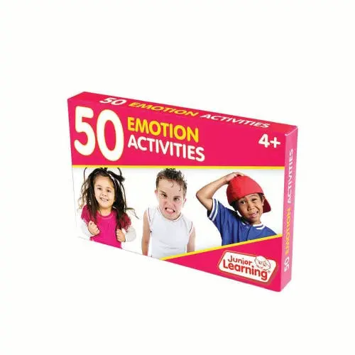 JUNIOR LEARNING 50 Emotion Activity Cards - Multicolored