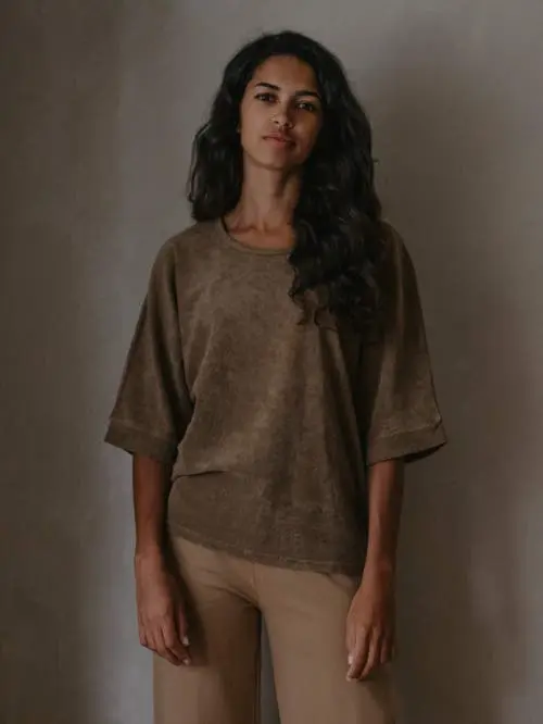 THE SIMPLE FOLK Oversized Terry Top