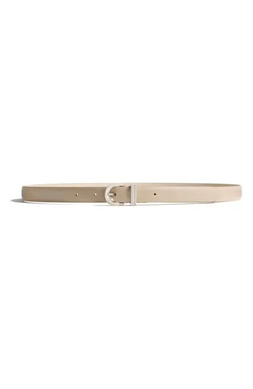 Khaite Luna Leather Belt - Dark Ivory 445