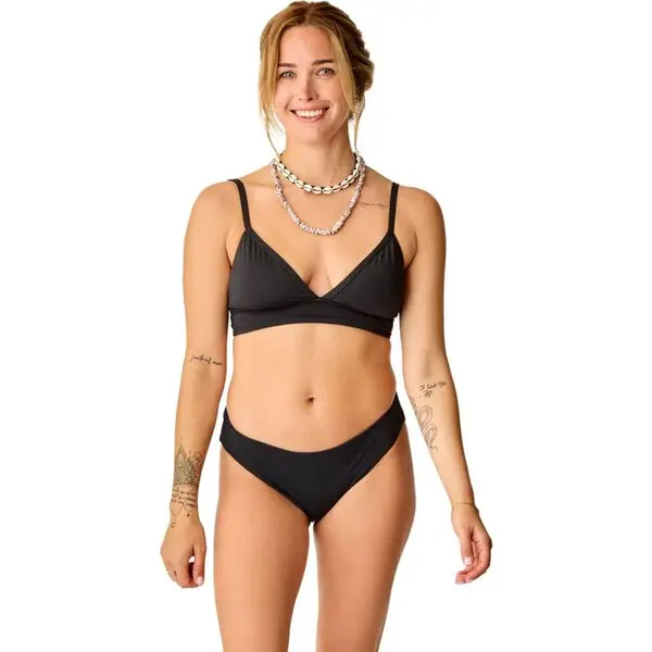 Carve Designs St. Barth Reversible Bikini Bottom - Black/navy