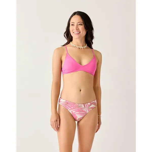 Carve Designs St. Barth Reversible Bikini Bottom - Pink Oasis/hot Pink