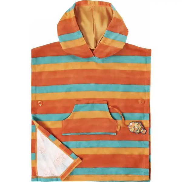 UV SKINZ Baby Hooded Beach Poncho - Sunset Stripe