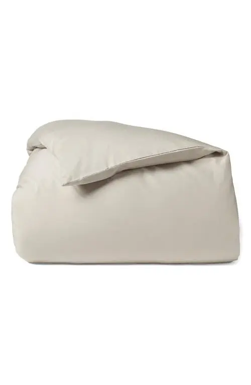 COYUCHI Cloud Soft Organic Cotton Sateen Duvet Cover - Stone