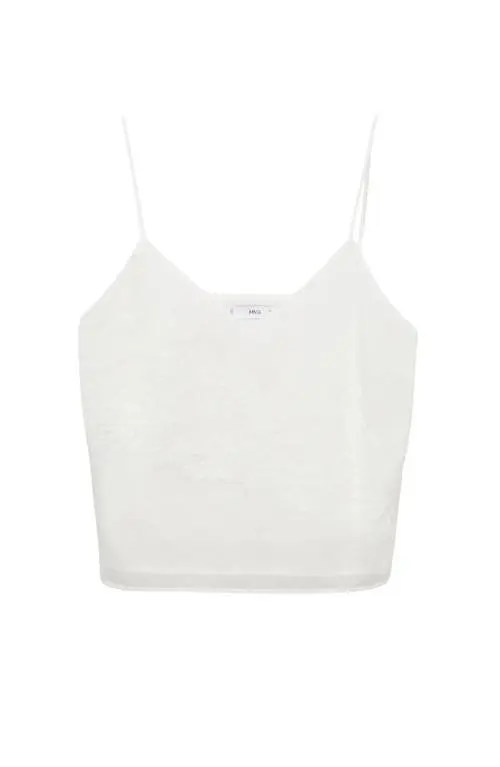 Mango Lace Trim Camisole