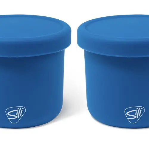 SILIPINT 10-ounce Lidded Bowls, 2-pack