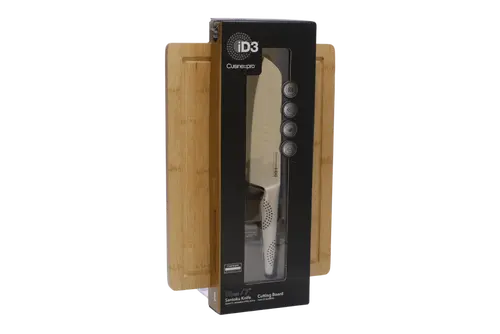 CUISINE::PRO® Id3® Santoku 7" & Board Set