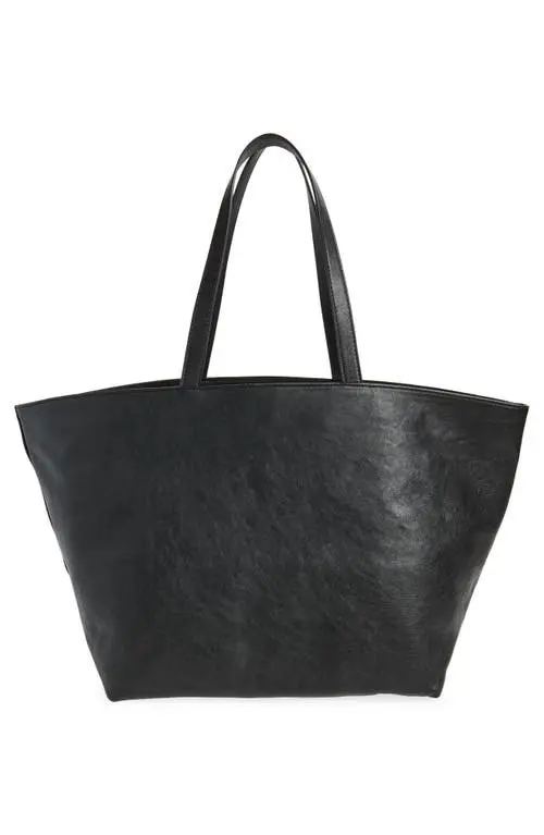 Alexander Wang Punch Logo Crinkled Leather Tote - Black