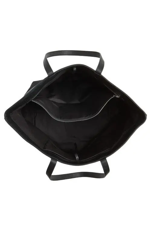Alexander Wang Punch Logo Crinkled Leather Tote - Black