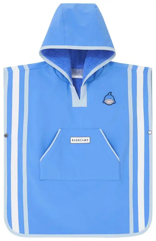 ROARSOME Poncho Towel - Medium Blue