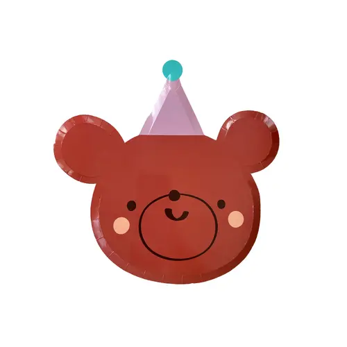 DAYDREAM SOCIETY Little Celebrations Monkey Large Plates - Assorted Pre-pack