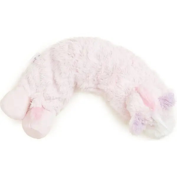 WARMIES Unicorn Plush Neck Wrap - Light Pastel Pink