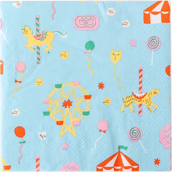 DAYDREAM SOCIETY Off To The Fair Large Napkins - Assorted Pre-pack