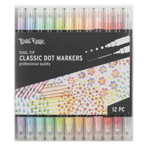 BREA REESE Dual Tip Markers 12pc - Multicolored