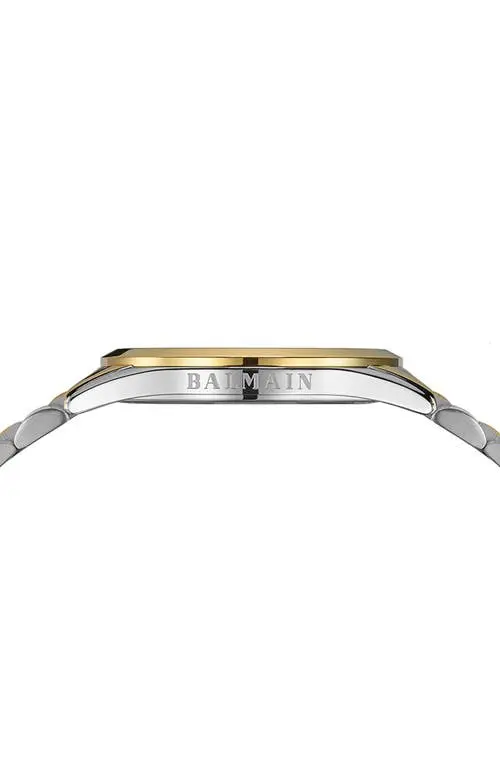 BALMAIN WATCHES Classic R Bracelet Watch - Two Tone/grey