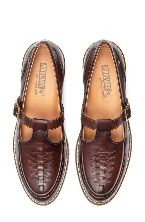 Pikolinos Aldaya Buckle Strap Loafer - Caoba