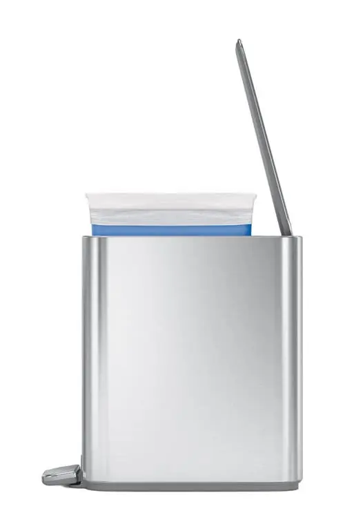 SIMPLEHUMAN 5l Slim Step Can - Brushed