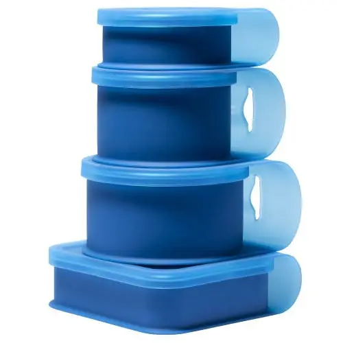 SILIPINT Go Go Bowl Silicone Set By - Blue