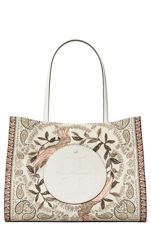 Tory Burch Small Ella Printed Tote - Pink Cockatoo