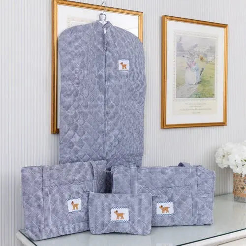 LITTLE ENGLISH Quilted Luggage Set - Boy Lab