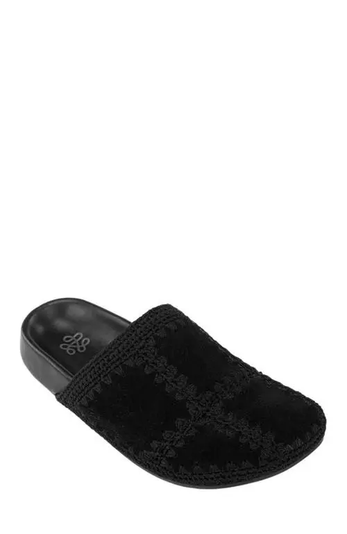 THE SAK Bolinas Suede Clogs - Black Suede Patch