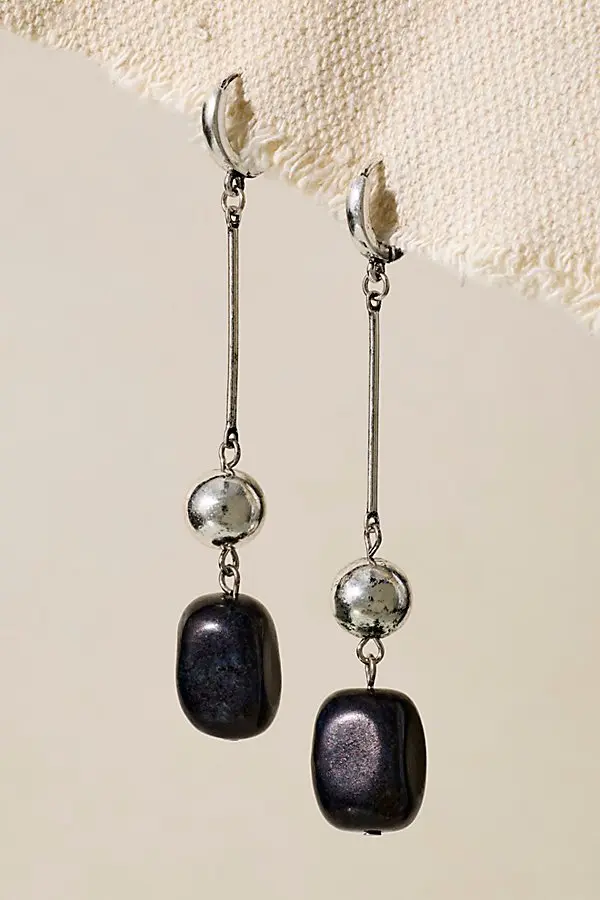 Free People Check Mate Drop Earrings