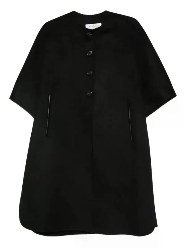 Max Mara Button-fastening Cape