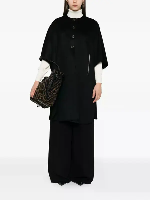 Max Mara Button-fastening Cape