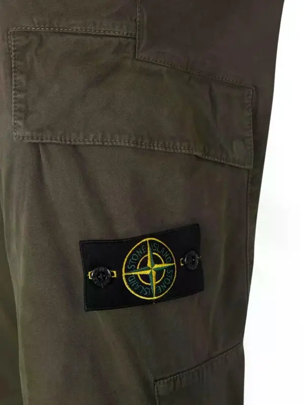 Stone Island Cargo Trousers - Green