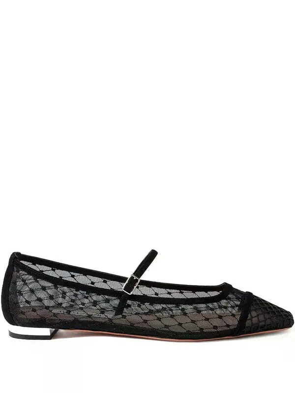 AQUAZZURA Juliette Ballet Flats - Black