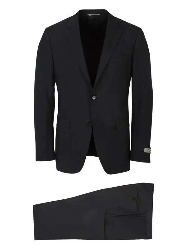 Canali Single-breasted Suit - Black