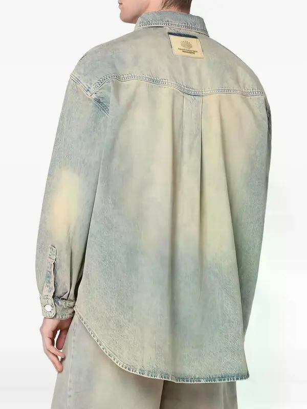 NEW AMSTERDAM SURF ASSOCIATION Washed-effect Denim Shirt