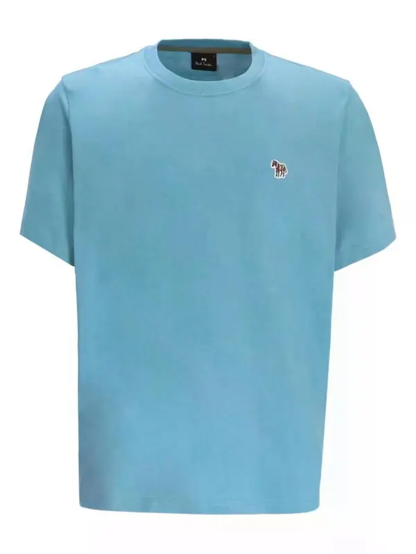 Paul Smith Zebra-logo Cotton T-shirt - Blue