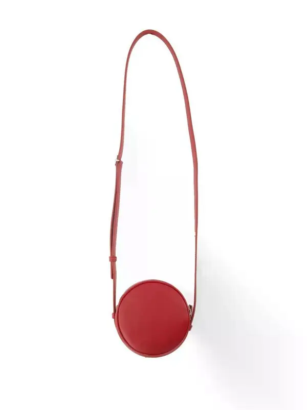 COURREGES Reedition Circle Leather Shoulder Bag