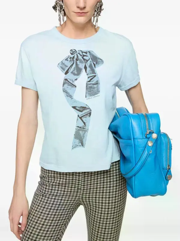 Acne Studios Ribbon-print T-shirt
