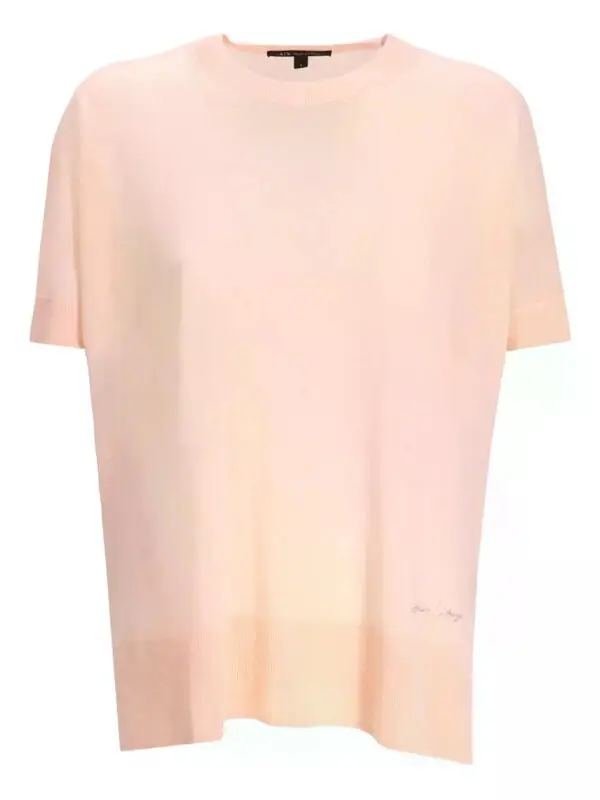 Armani Exchange Tonal-stitching T-shirt