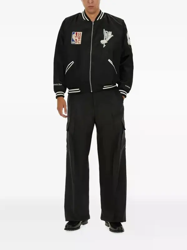3.PARADIS X Mitchell & Ness And The Nba Varsity Bomber Jacket